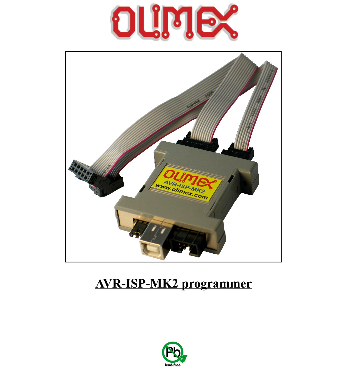 AVR-ISP-MK2 User Manual Datasheet by Olimex LTD | Digi-Key Electronics