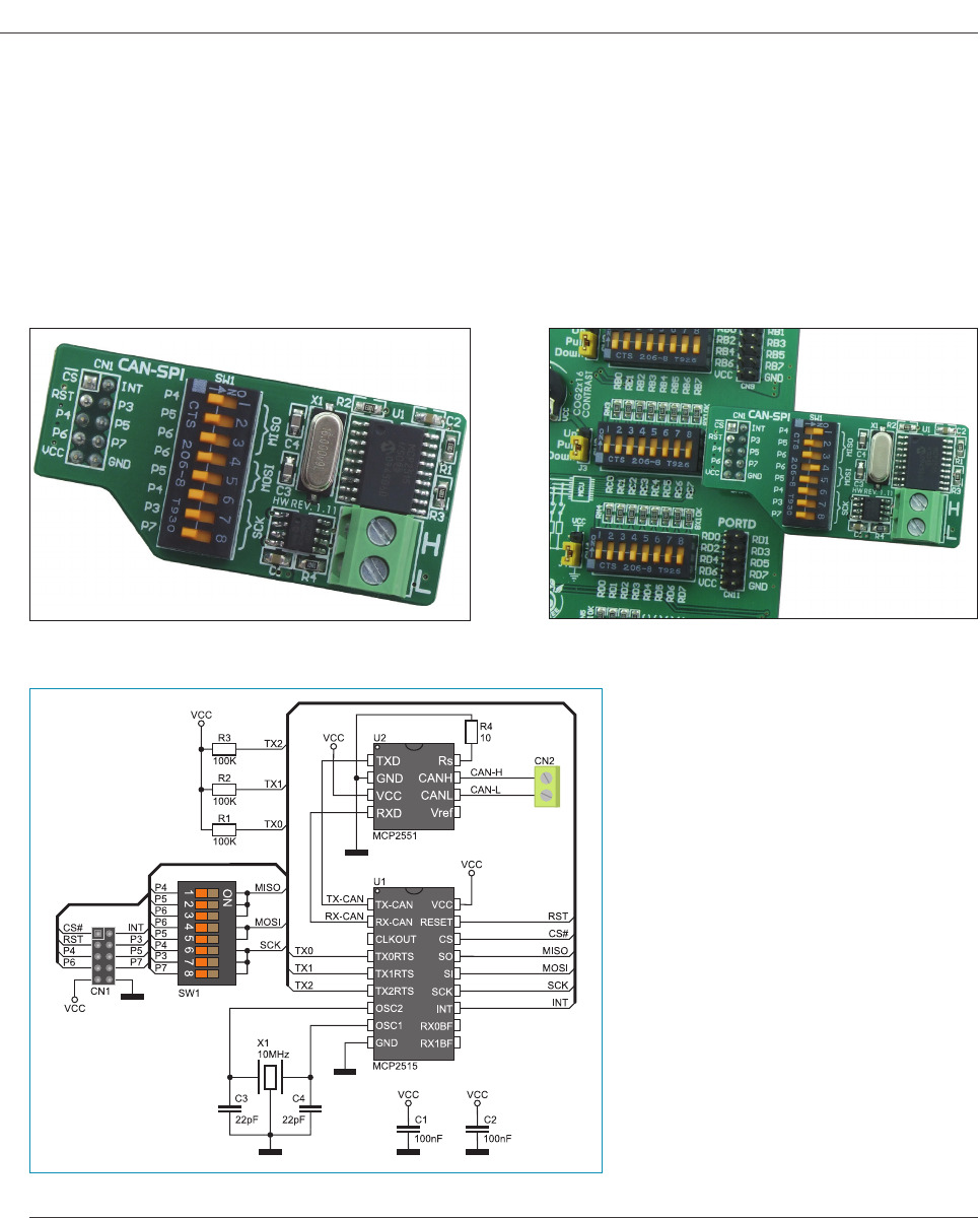 CAN-SPI Manual Datasheet by MikroElektronika | Digi-Key Electronics