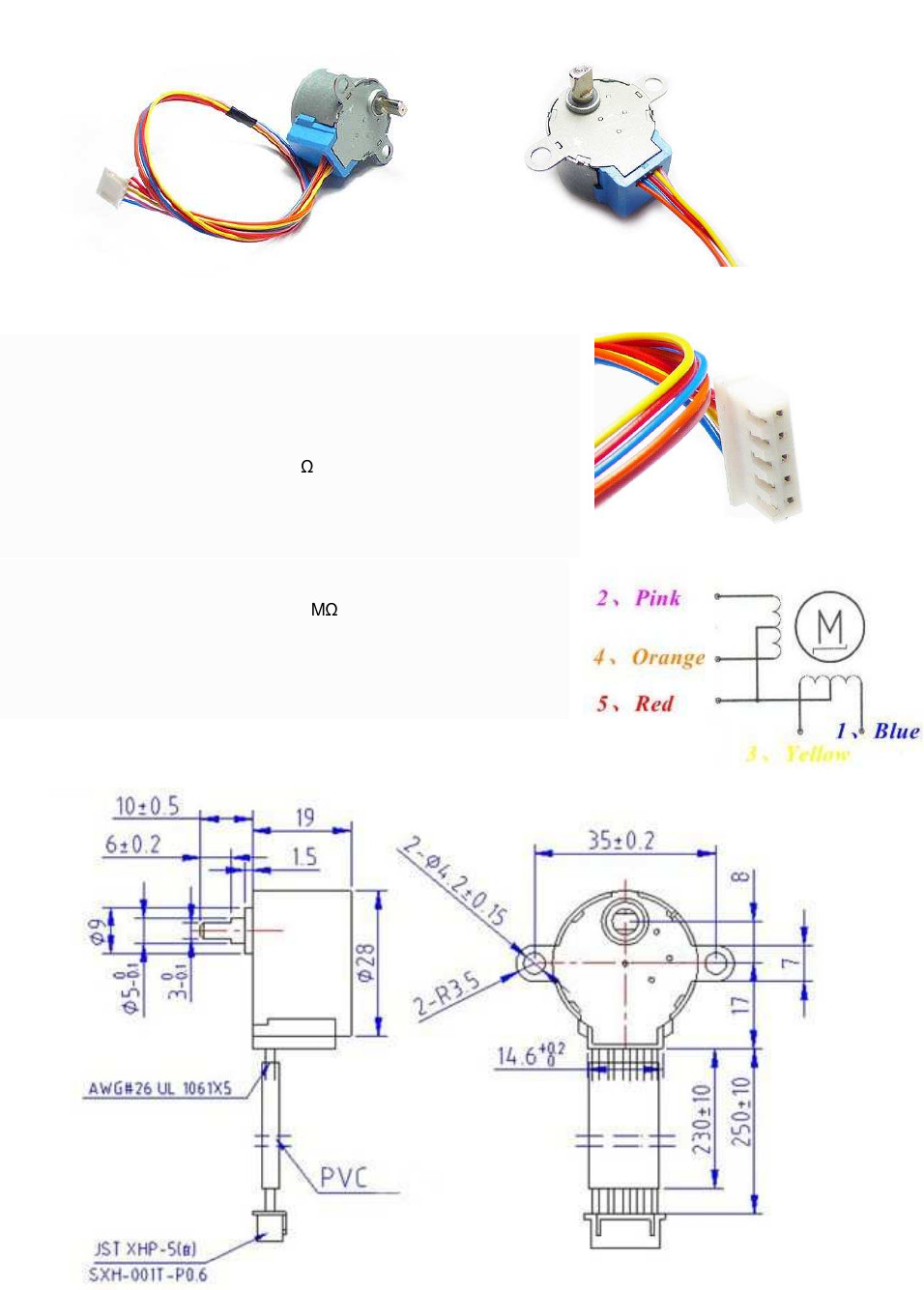 Datenblatt für 28BYJ-48 von MikroElektronika | DigiKey