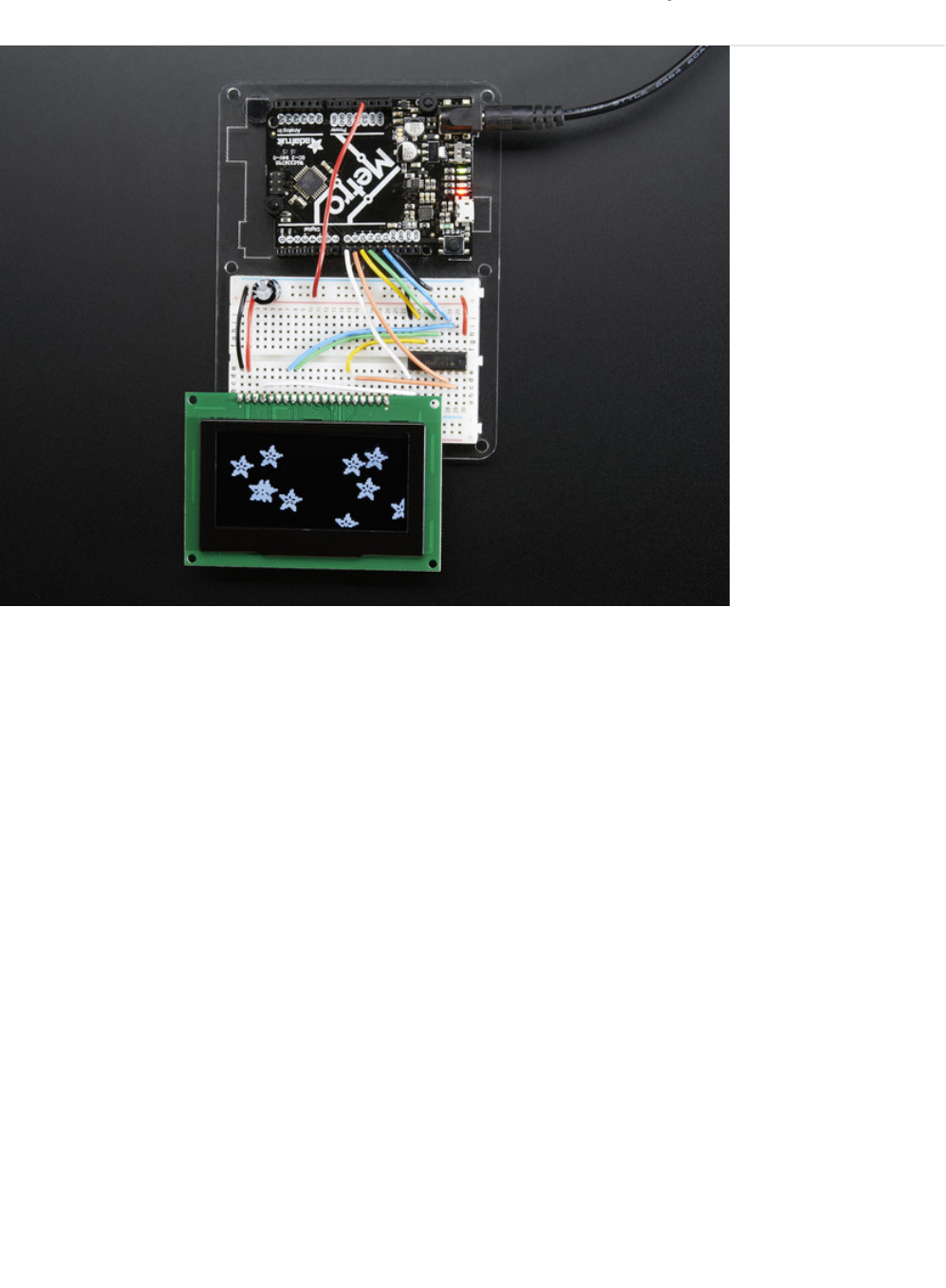 2.7" Monochrome 128x64 OLED Display Module Datasheet by Adafruit ...