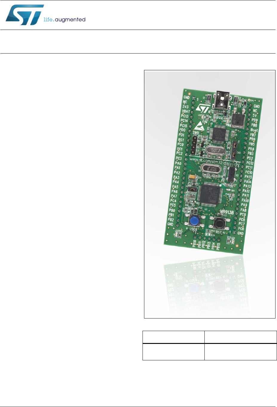 STM32VLDISCOVERY Data Brief Datasheet by STMicroelectronics | Digi-Key Electronics