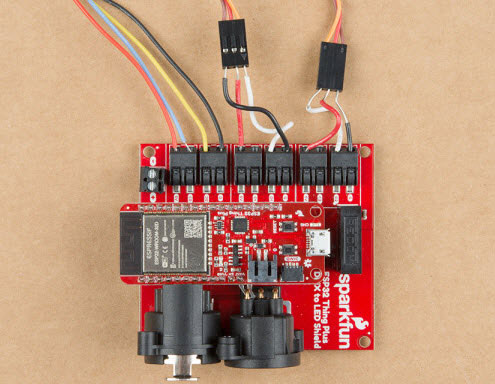 SparkFun ESP32 DMX to LED Shield